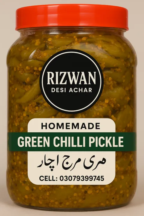 Homemade Green Chilli Pickle 1KG | Hari Mirch ka Achaar | Ghar Ka Achar ...
