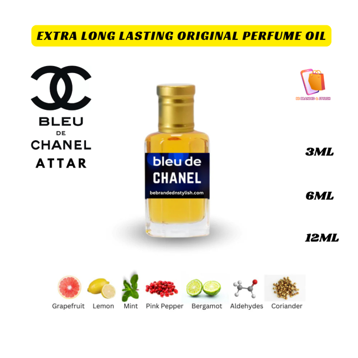 Blue Chanel Attar Oil – Premium Chanel Blue Perfume Oil | Long-Lasting Fragrance | Alcohol-Free ...