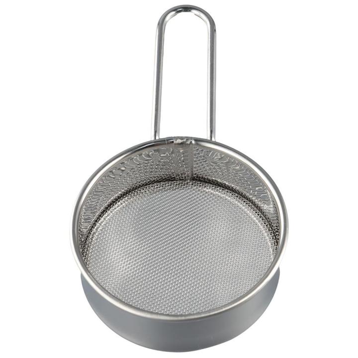 Hot Stainless Steel Flour Strainer with Handle Diameter 2.5 Inch Flour ...