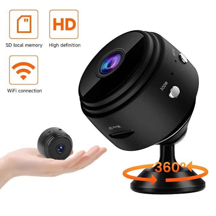 Mini WIFI Camera HD Wireless Home Camera 1080p Outdoor Sports Night ...