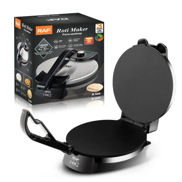Roti Maker - RAF Electric Roti Maker 1800W – Non-Stick Chapati ...
