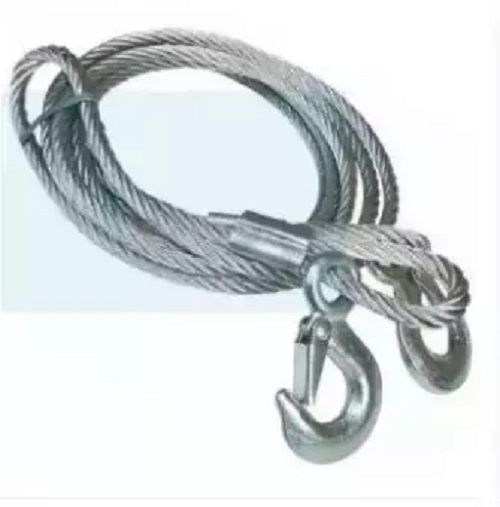 Heavy Duty Tow Ropes 4M 5 Tons Wire Cable High Strength Safety Hook ...