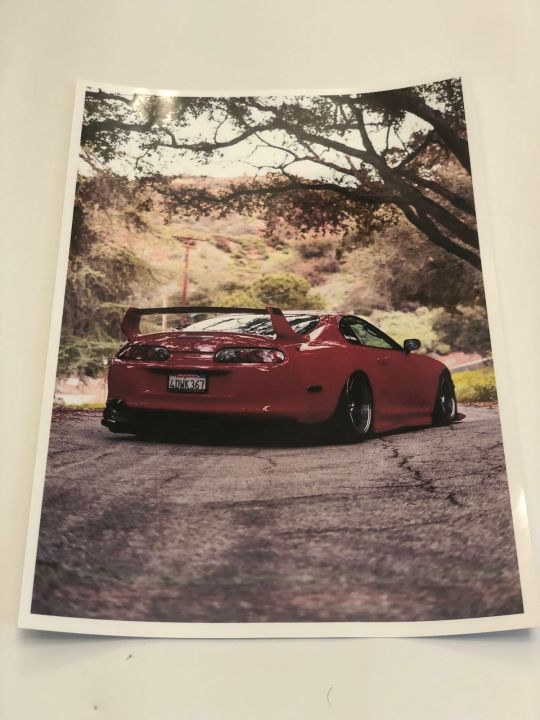 All Toyota Supra Model cars aesthetic a4 size vinyl sticker poster ...