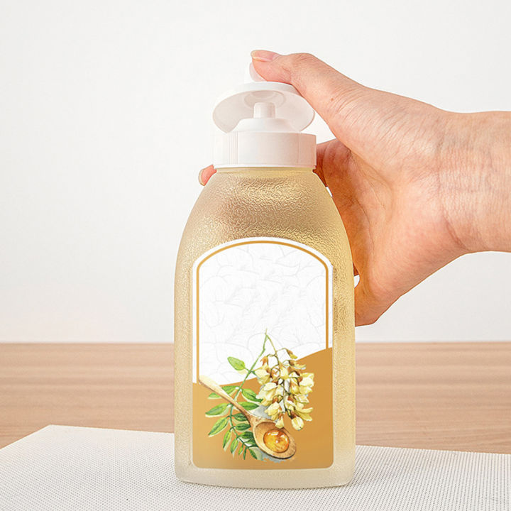 550g Non-Drip Honey Dispenser Honey Squeeze Bottle Vinegar Oil Syrup ...