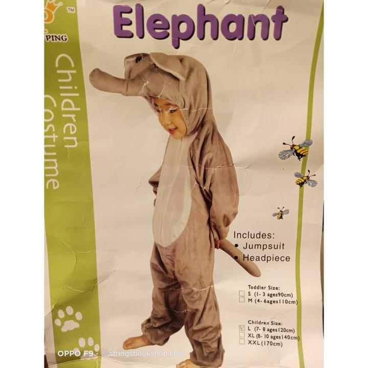 Elephant costume, we have all kind of costumes like princess costumes ...