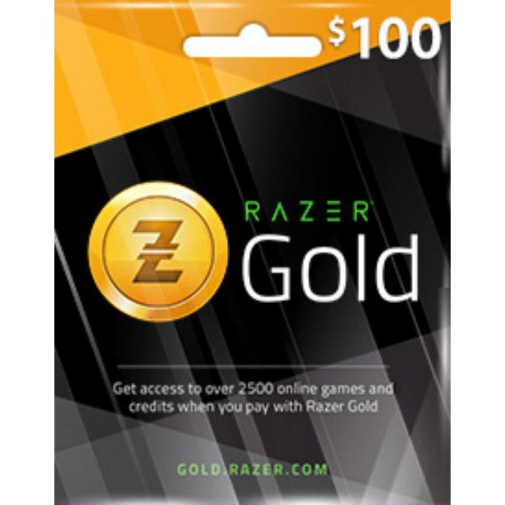 Razer Gold USA $100 Card - Digital code instant to 15 minuts | Daraz.pk