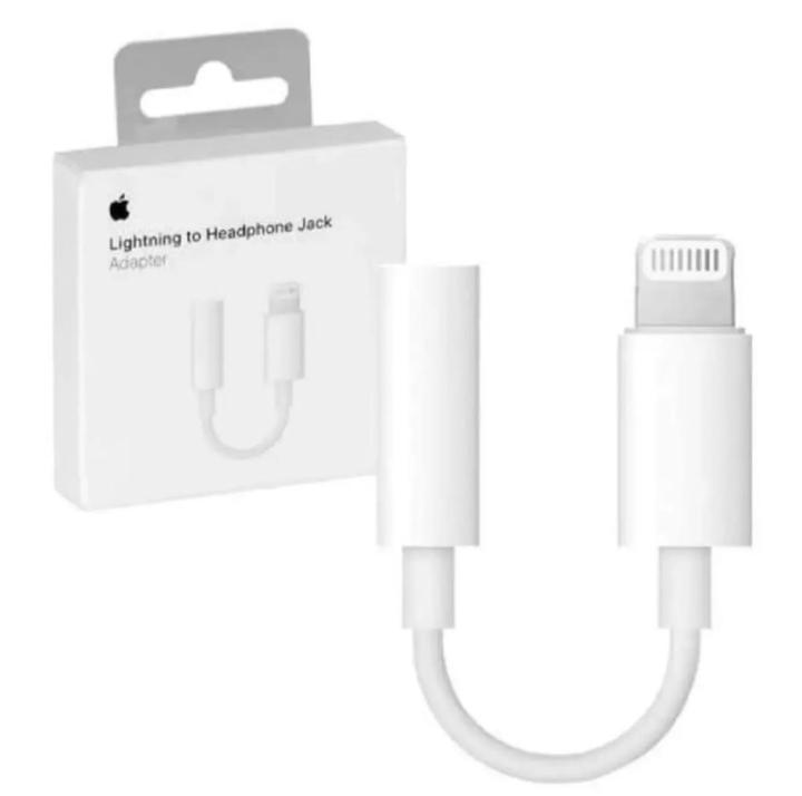 Original iPhone Lightning to 3.5mm Headphone Jack Adapter | Daraz.pk
