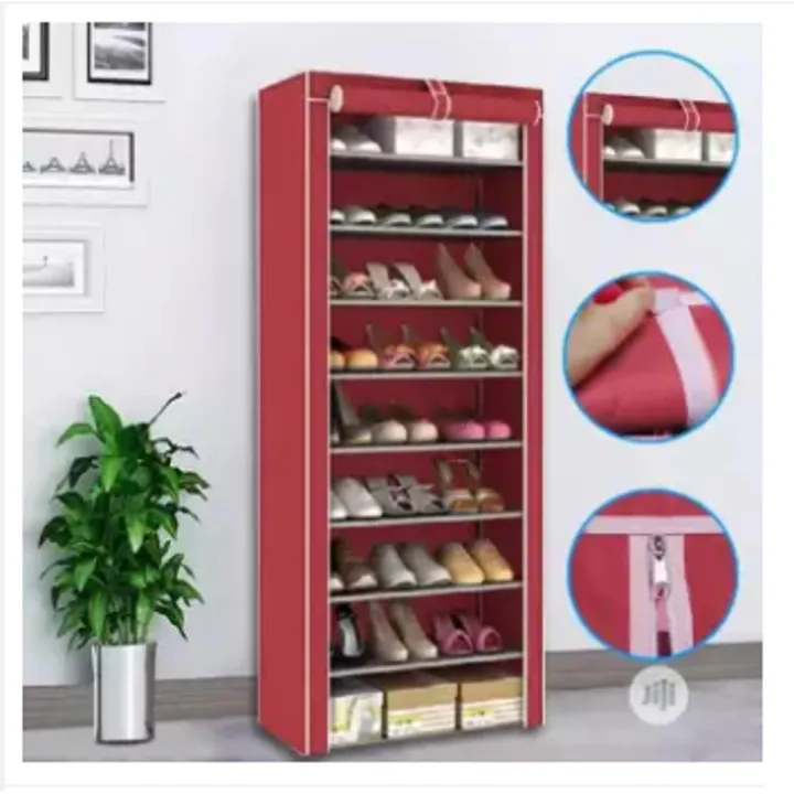 Z.M 9 layer Interior Designed Folding Shoe Rack | Daraz.pk