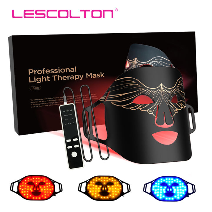 Decel Lescolton LED FACE MASK Near Infrared Light Therapy Mask Beauty ...