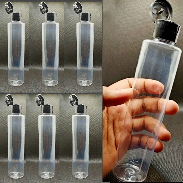 Empty Plastic Push Bottle 200ml / Empty Bottles for Hair Oil / Lotion ...