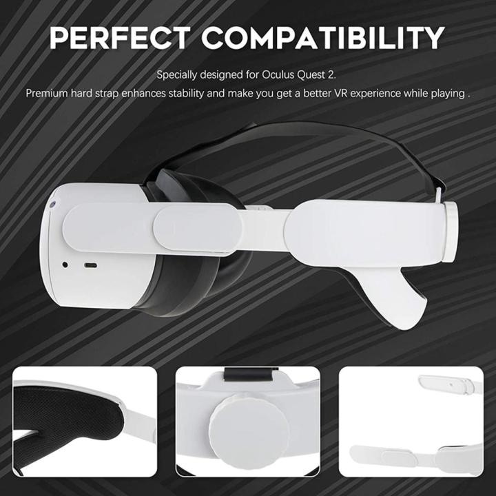 VR Headband for Oculus Quest 2, for Elite Head Strap VR Accessories ...
