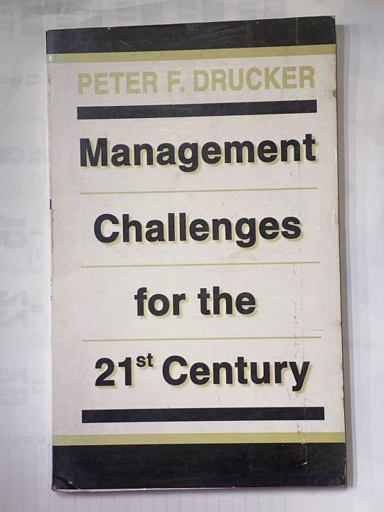 MANAGEMENT CHALLENGES FOR THE 21 CENTURY BY PETER F DRUCKER | Daraz.pk