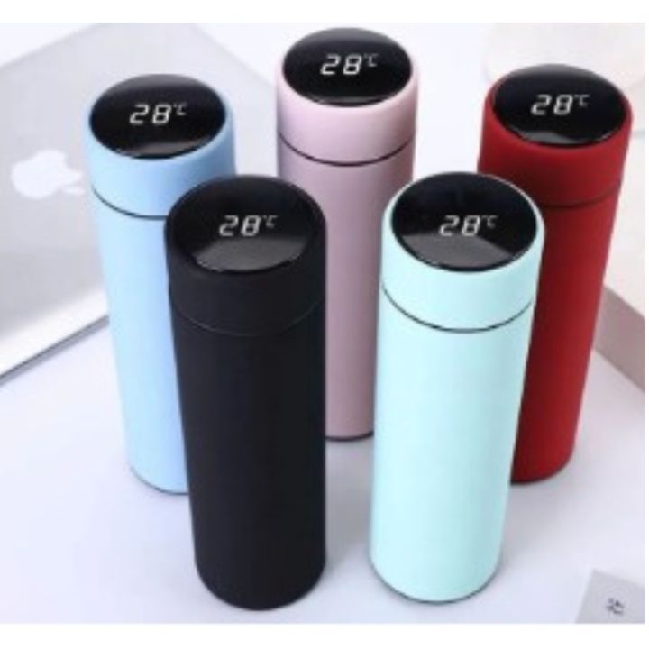 Smart LED Temperature Water Bottle 500ml | Stainless Steel Hot & Cold Bottles with Vacuum ...