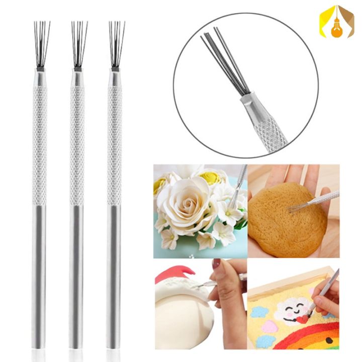 1Pc Multifunctional DIY Handmade Ceramic Crafts Texture Brushes 7 ...