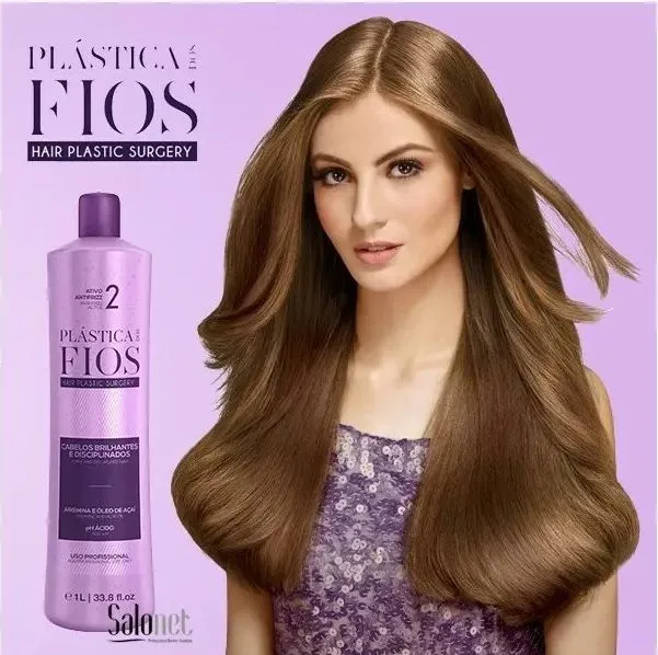 Nano Plastica Cadiveu dos Fios Hair Straightener Step 2 Brazilian ...