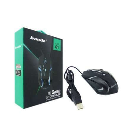 Banda G1 6D Game optical mouse DPI-3600 | Daraz.pk