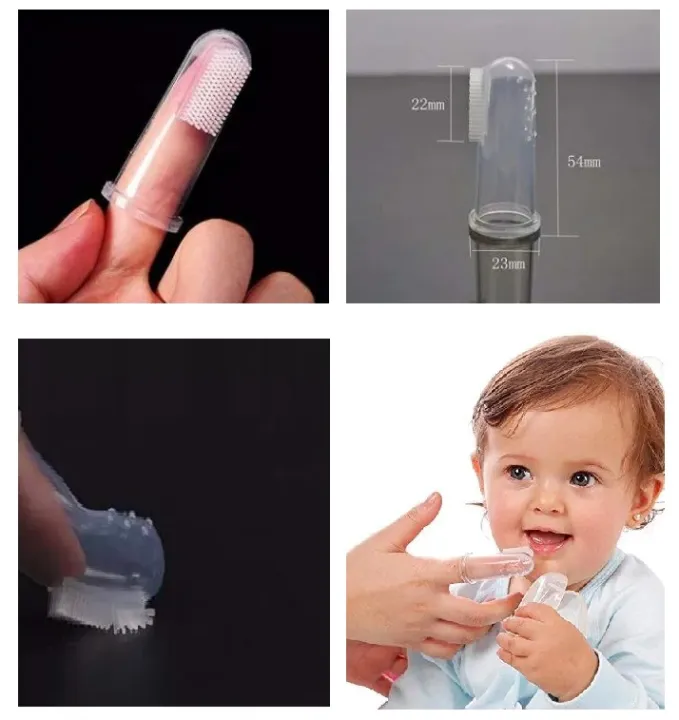 Flexible Silicone Teeth Cleaning Finger Toothbrush Perfect Oral Care ...
