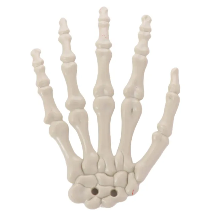 Funny Realistic Halloween Skeleton Hands Scary Plastic Fake Skeleton ...