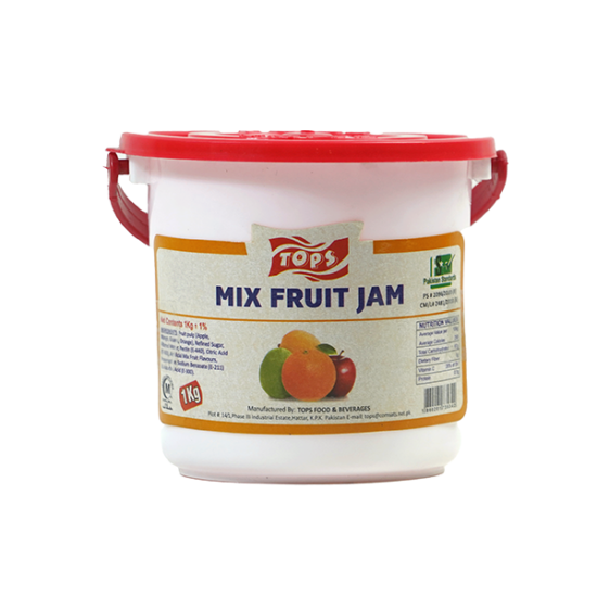 Tops Mix Fruit Jam 1 KG Bucket Rhine Garden | Daraz.pk