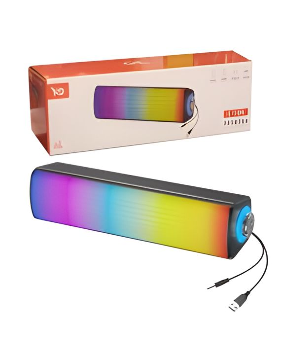 YSD E1104 Mini Soundbar RGB – Compact Bluetooth RGB Sound Bar with Deep ...