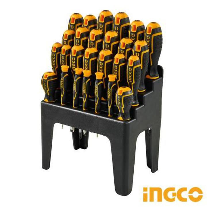 INGCO 26pcs Screwdriver & Precision Screwdrivers Set with Stand | Daraz.pk