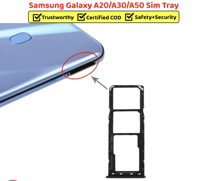Samsung Galaxy A20/A30/A50 SIM Tray Sim Jacket Sim Slot | Top-Notch ...