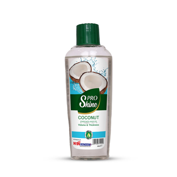 PRO SHINE HAIR OIL COCONUT - 200ml (WIN BACHAT) | Daraz.pk