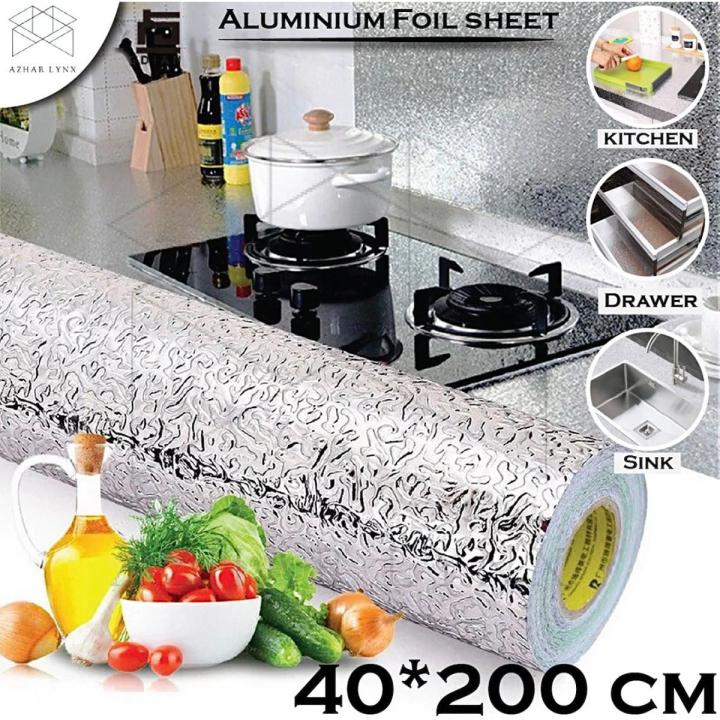 Self Adhesive Aluminium Foil sticker Roll||Oil Proof Waterproof ...