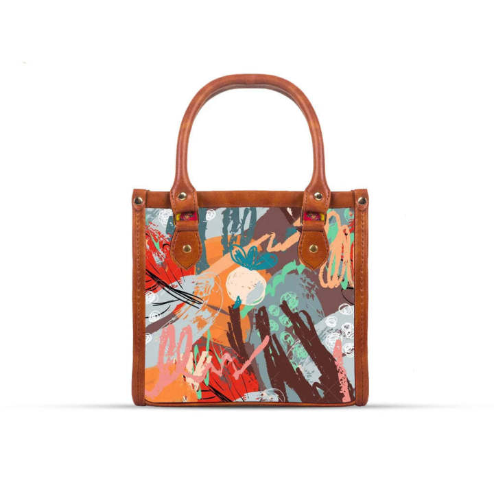 BAG X ABSTRACT ART HANDBAG FOR GIRLS | Daraz.pk