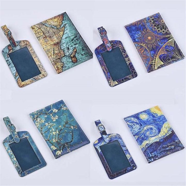 2Pcs/set Universal Portable Travel Passport Holder Credit Card Holder ...