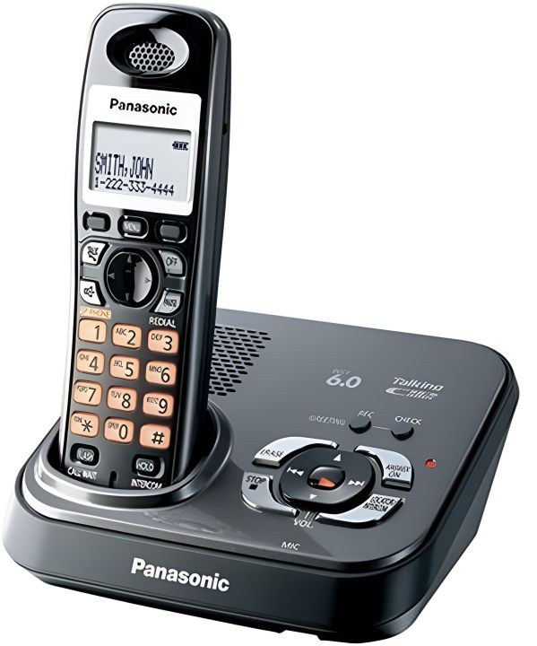 Panasonic KX-TG4391AL PTCL Wireless Landline Phone with Answering Machine, Speakerphone and Free ...