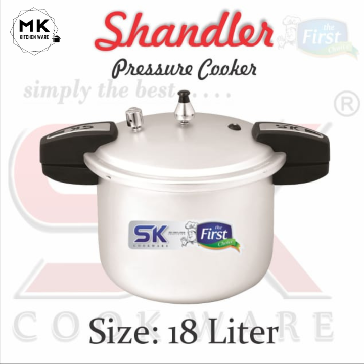 Commercial Cooker | SK Shandler Aluminum Pressure Cooker - 13L, 15L ...