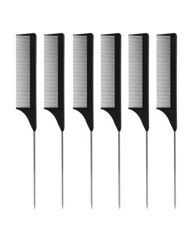 (1pcs)Parting Comb for Braids, Teasing Combs with Stainless Steel ...