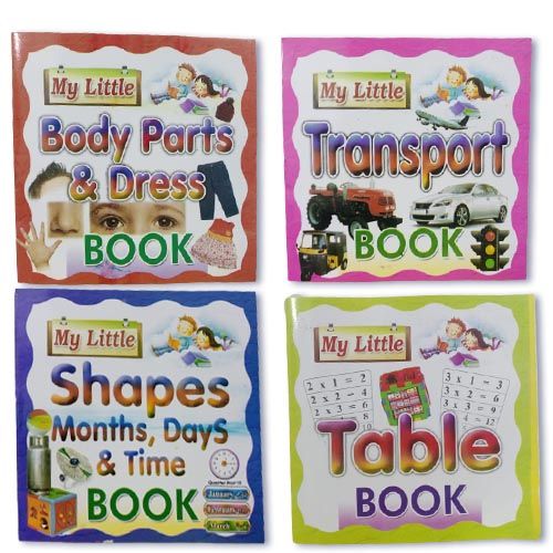 Pack Of 4 Pre School Books For Your Kids - Kids Books For Early ...