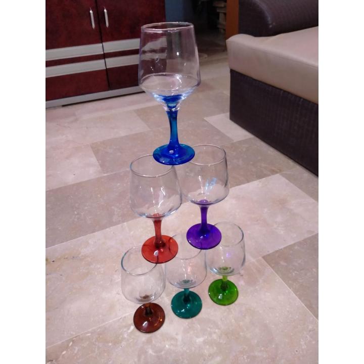 Brio glass || glass set || Glassware || fancy glass || multicolor glass ...