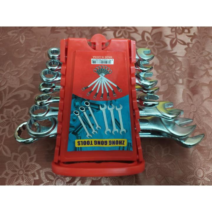 Spanner set 6mm-22mm key set wrenches 6 PCS 8 PCS 10 PCS 12 PCS chabi ...