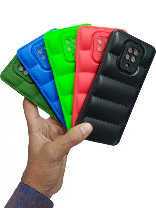 Redmi Note 9s / Note 9 Pro Soft Puffer Down Jacket TPU Design Case ...