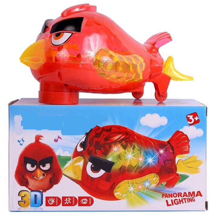 3D Angry Bird Toys For Kids and Boys - Battery Operated With Light and ...