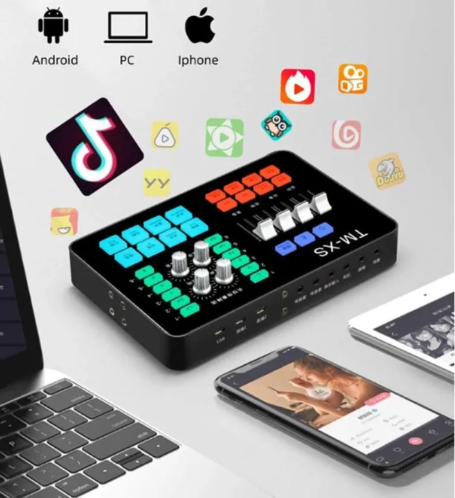 HOT SALE Mini Mixer Live Sound Card – Mobile Phone Sound Card for Live ...