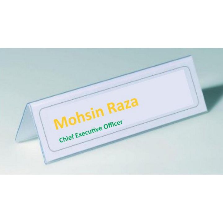 Name Display Holder Acrylic for Table Top | Daraz.pk