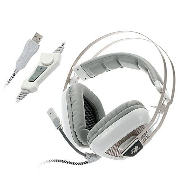 High Quality SADES A8 USB Gaming Headset 7.1 Channel Virtual Surround ...