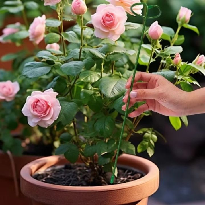 New Metal Support Frame Anti-dropping Reusable Plants Support Rods ...