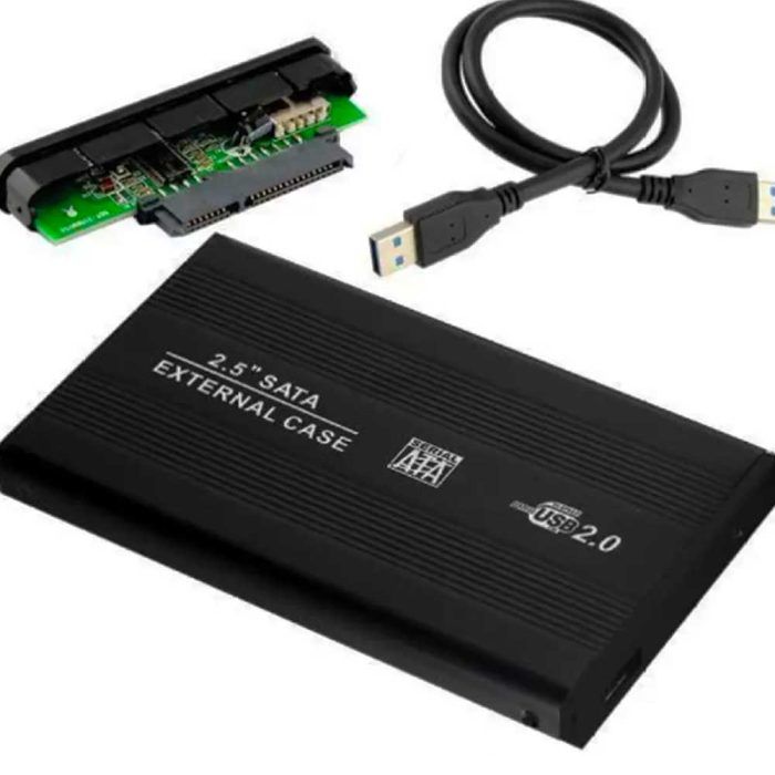 2.5" inch HDD External Case USB 2.0 to SATA External 2.5 Hard Drive ...