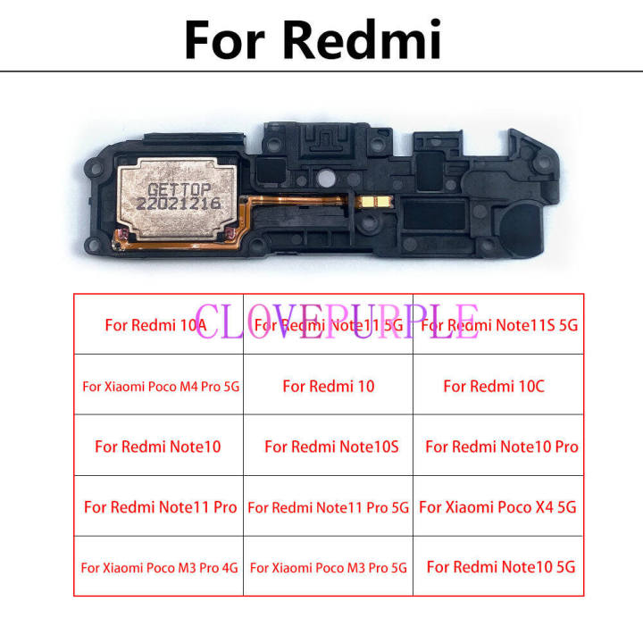 1pcs Loud Speaker Bottom Buzzer Ringer Loudspeaker For Xiaomi Redmi 10C ...