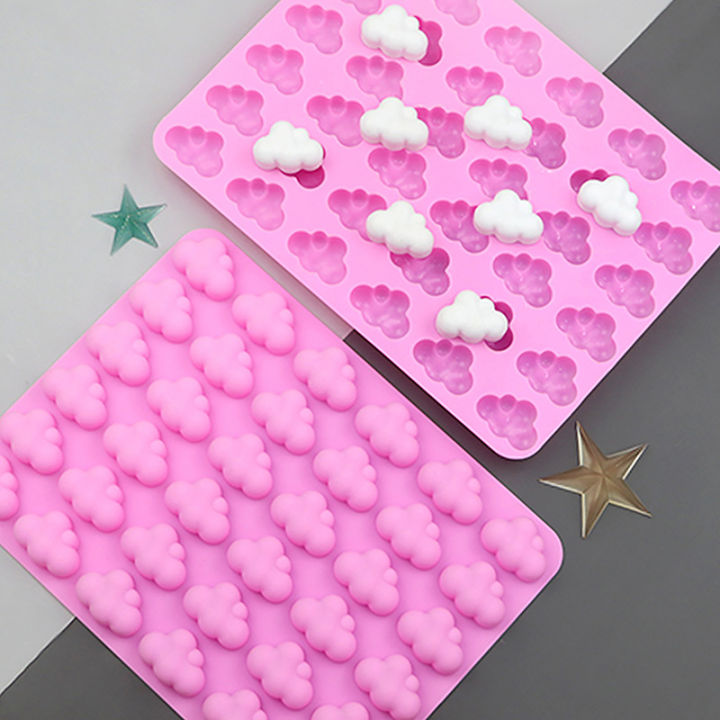 Clouds Silicone Mold Weather Shape DIY Baking Cake Chocolate Fondan Ice ...