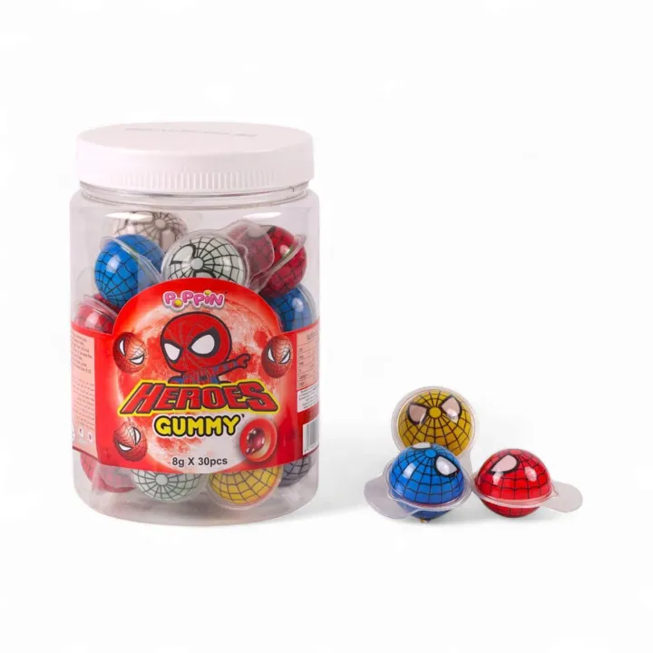 Poppin Gummy Jelly Heroes 8g – Fruity Liquid Jelly Candy | Daraz.pk