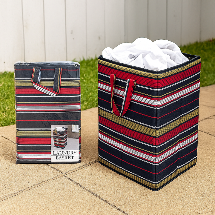 Foldable laundry basket | launduary basket | foldable basket | Storage ...