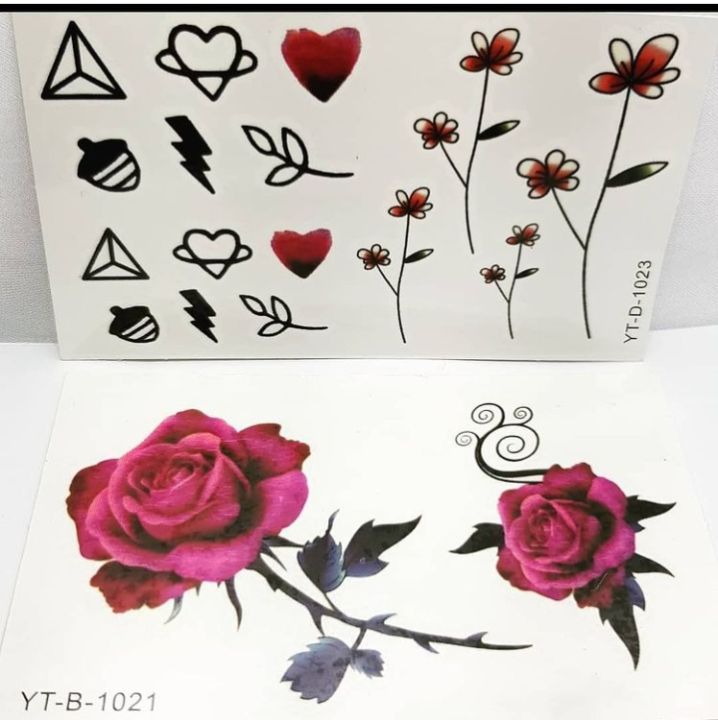 Tattoo new temporary waterproof body tatoo stickers | Daraz.pk