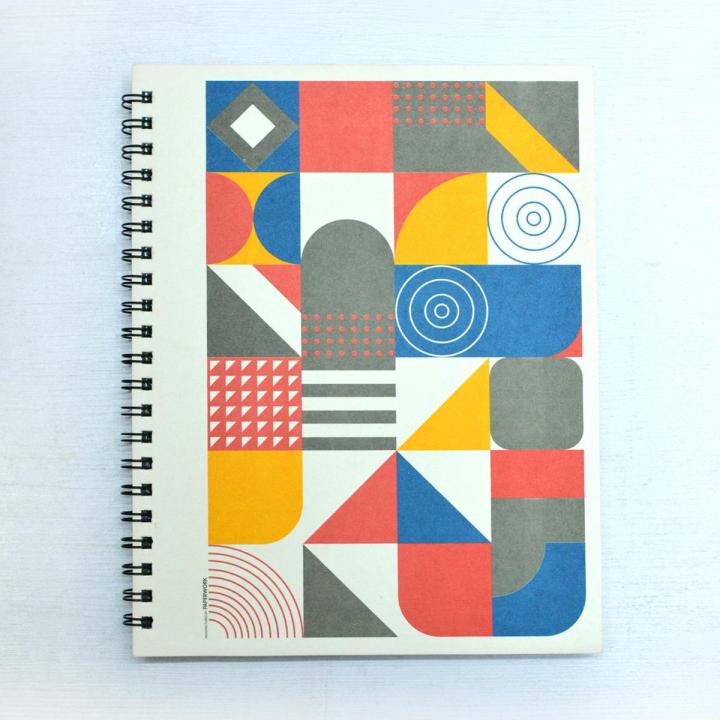 Spiral Notebook A4 - Retro Mission - by PAPERWORK | Daraz.pk