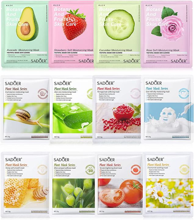 Sadoer Hydrating Moisturizing Facial Sheet Mask | Daraz.pk